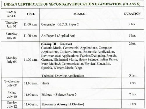 ISC and ICSE exams 2020 dates announced - EducationWorld ISC and ICSE exams 2020 dates announced - EducationWorld